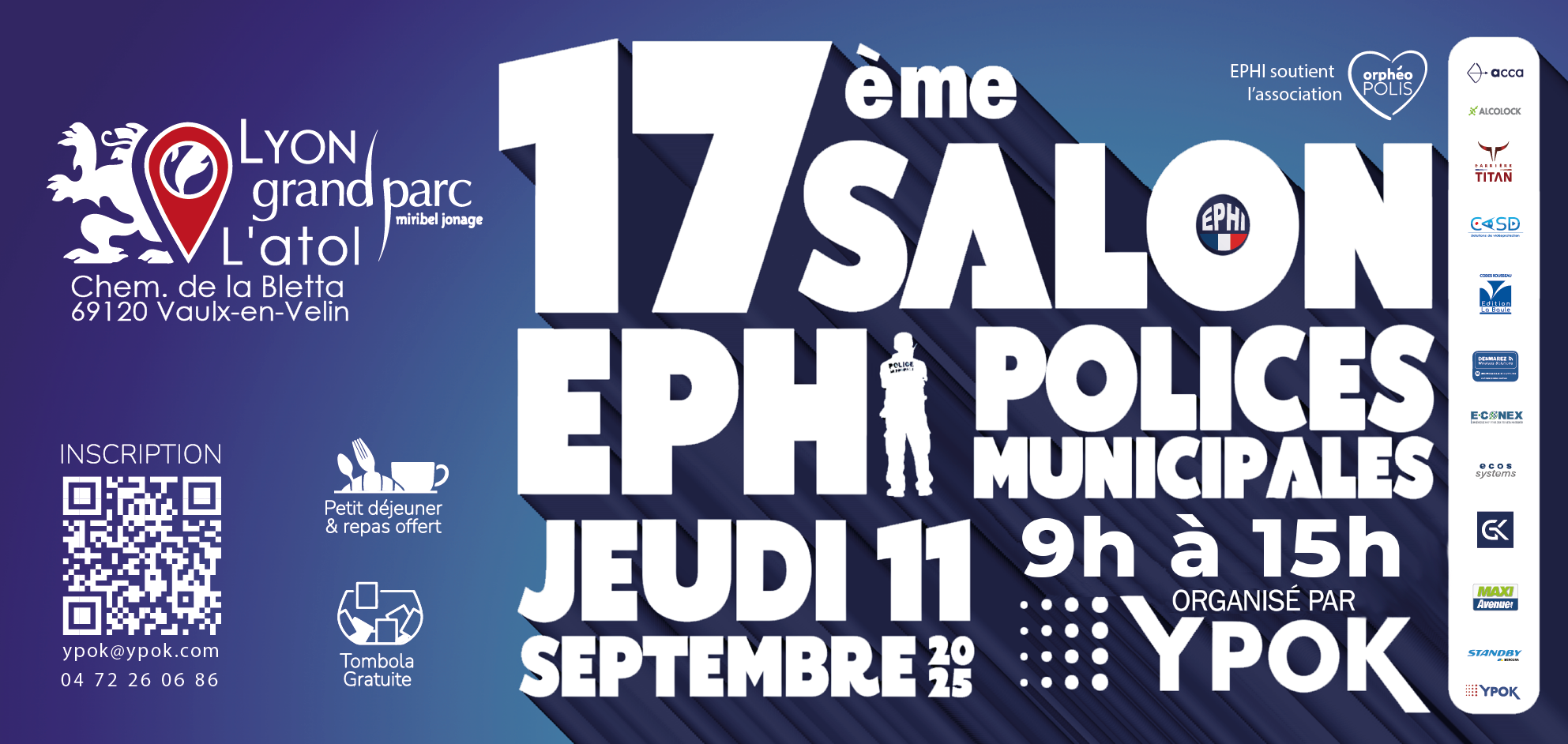 17ème Salon EPHI à Lyon (le 11 septembre 2025) - YPOK